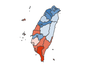 Taiwan County / Visualize with PlotDB
