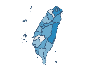 Taiwan County / Visualize with PlotDB